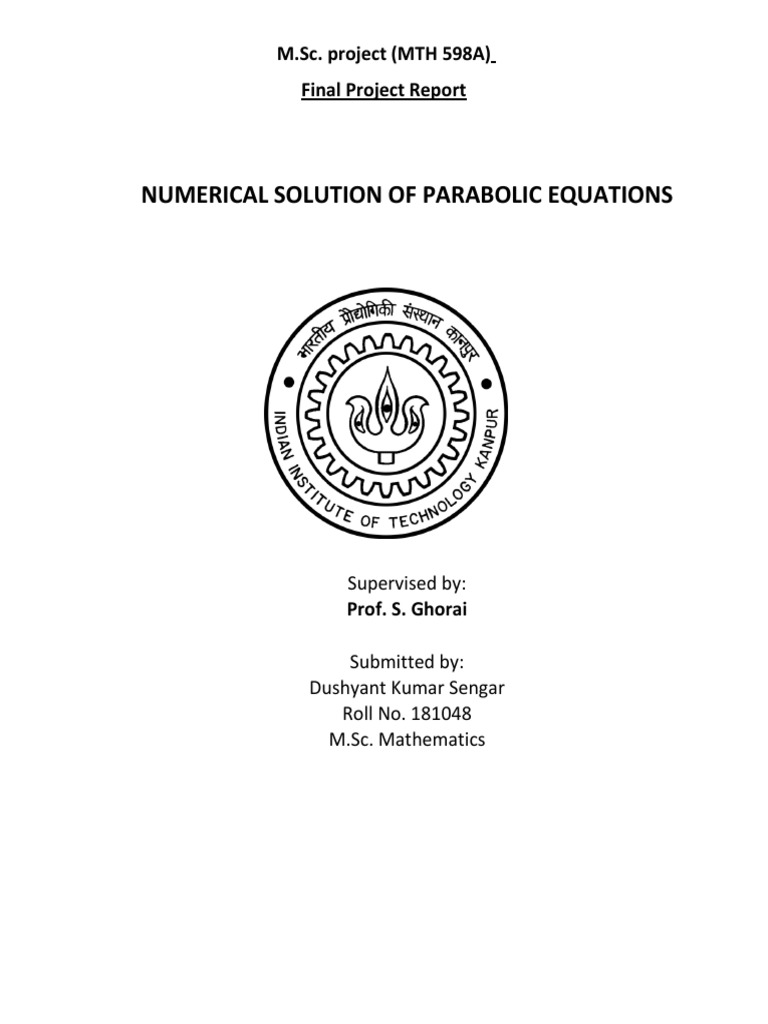 Finite Difference Method | PDF | Matrix (Mathematics) | Eigenvalues And Eigenvectors