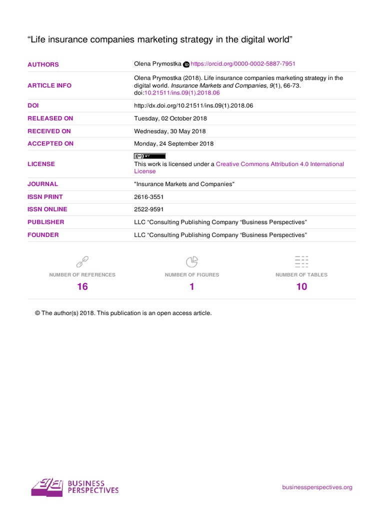 Life Insurance Companies Marketing Strategy in The | PDF | Life ...