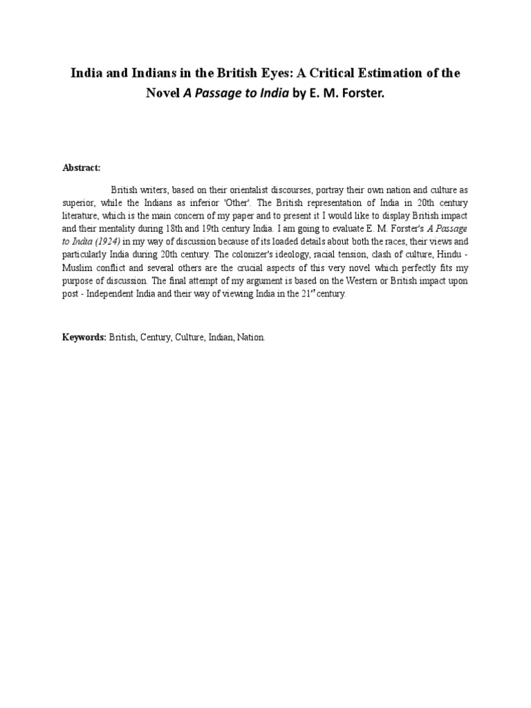 British Perspectives on Indian Identity | PDF | Social Science | History