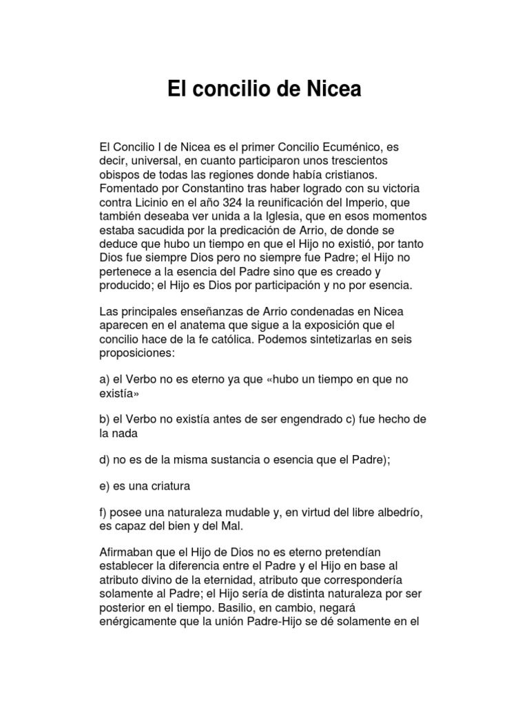 Nicea 2 | PDF | arrianismo | espíritu Santo