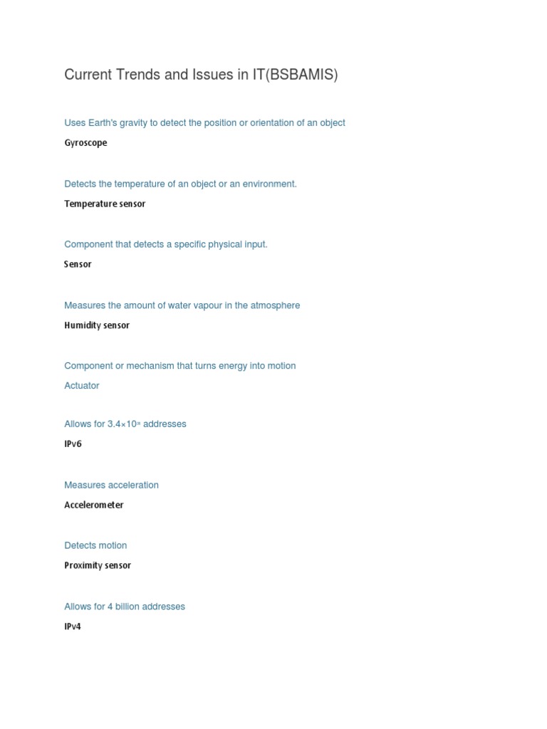 Current Trends and Issues in IT | PDF | Cloud Computing | Analytics