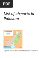 Pakistan Air Force Base Overview | PDF | Monoplane | Military Aviation