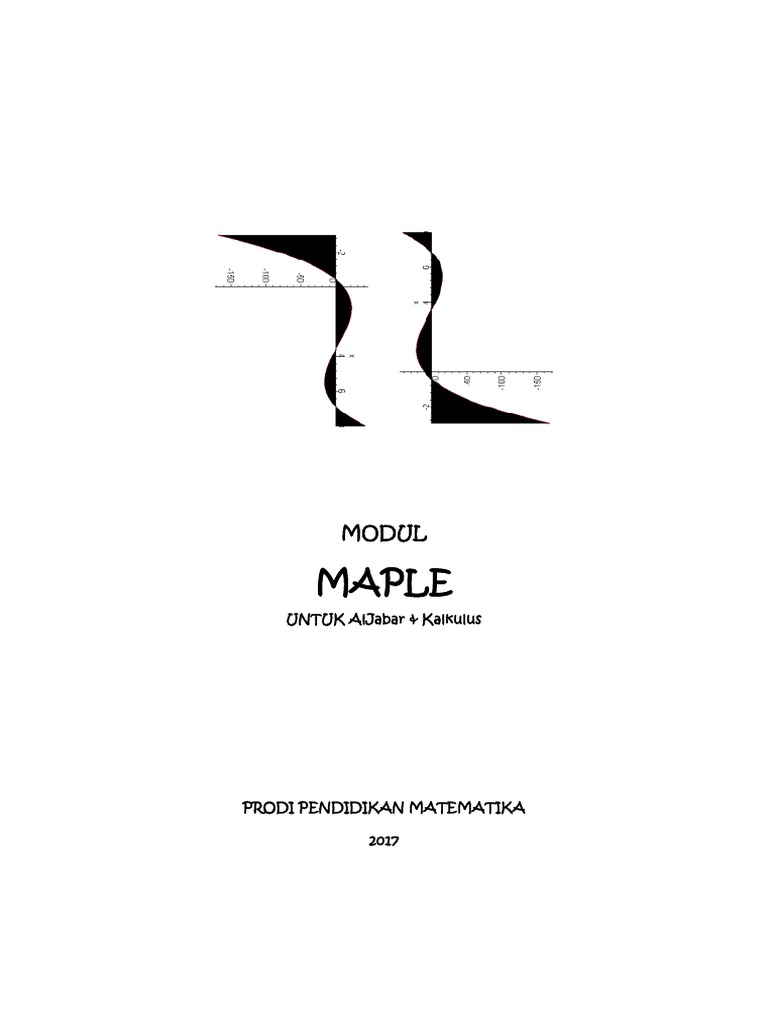 MODUL MAPLE. UNTUK AlJabar & Kalkulus PRODI PENDIDIKAN MATEMATIKA PDF | PDF