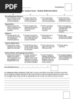 Book Report Rubric | PDF | Paragraph | Genre