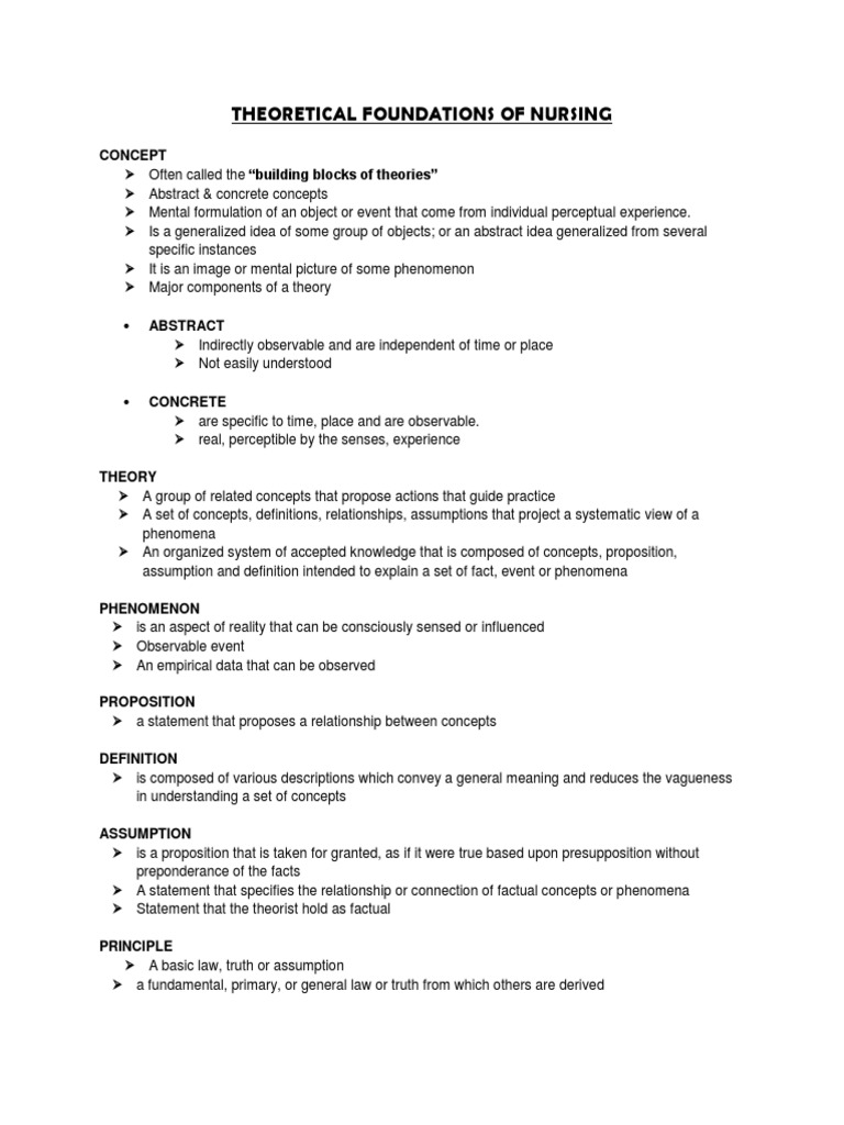 TFN Reviewer | PDF | Theory | Concept