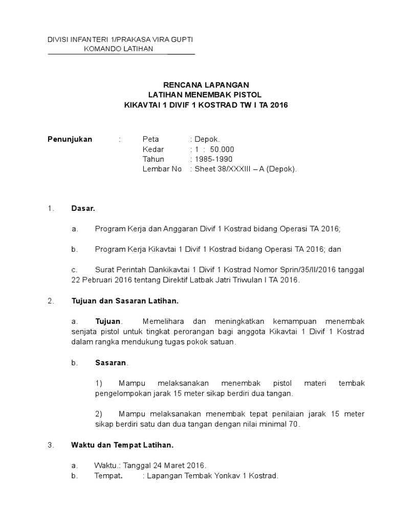 Latihan Menembak Pistol Kikavtai 2016 | PDF | Sejarah