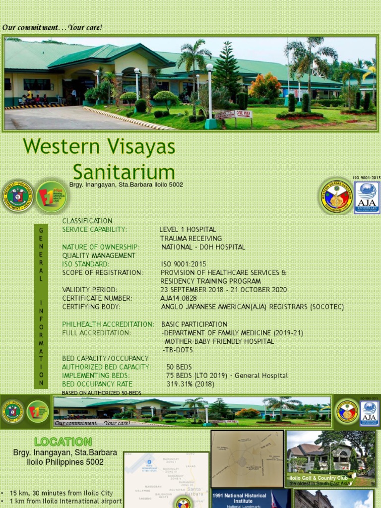 Western Visayas Sanitarium Overview | PDF | Hospital | Coronary Artery ...