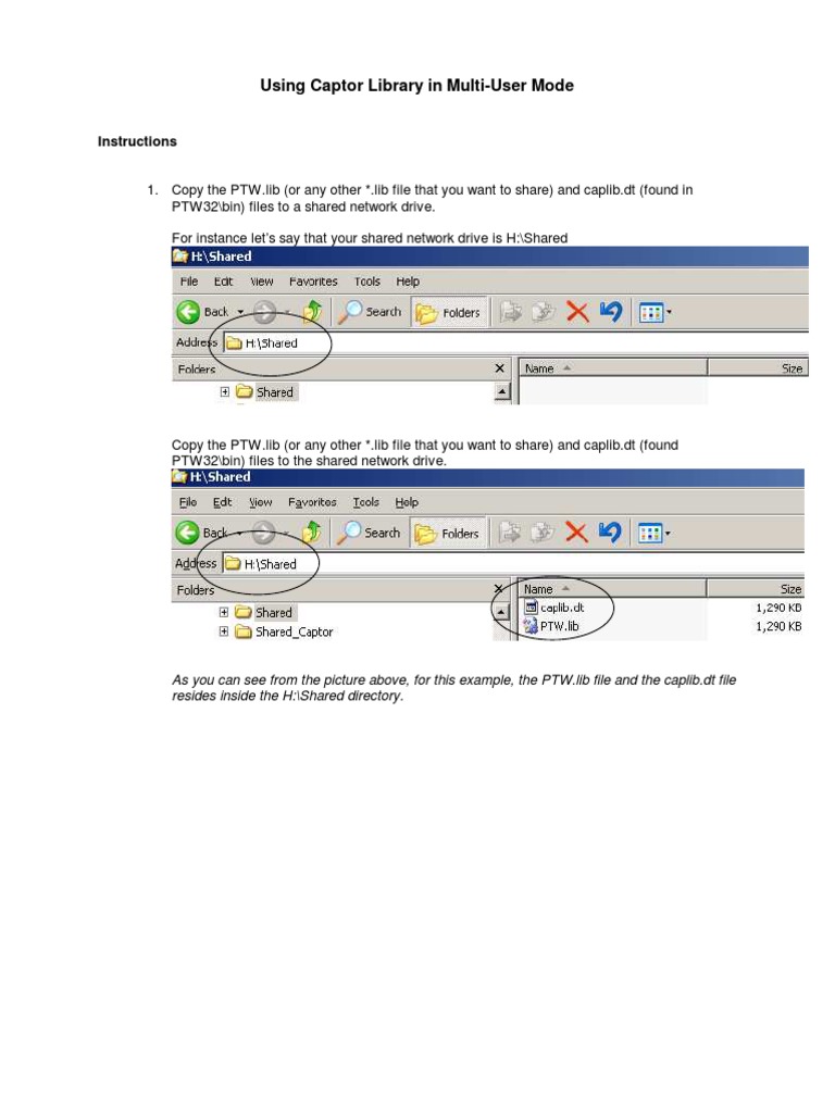Multi-User PTW Library | PDF | Windows Xp | Computing Platforms