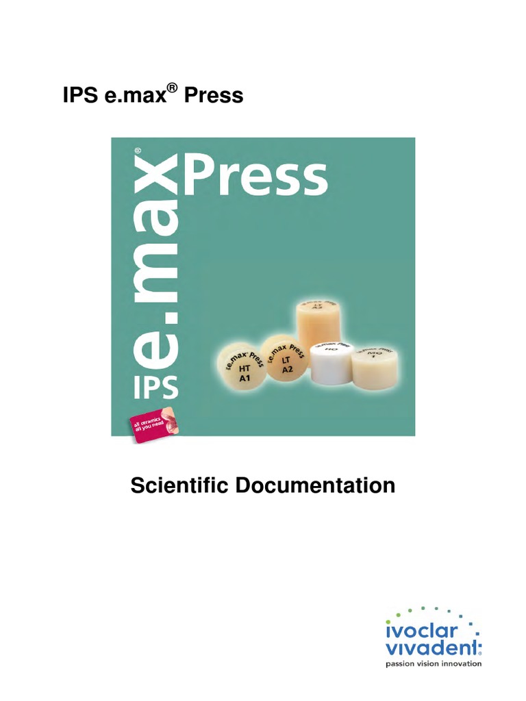 IPS E-Max Press PDF | PDF | Fracture Mechanics | Hardness