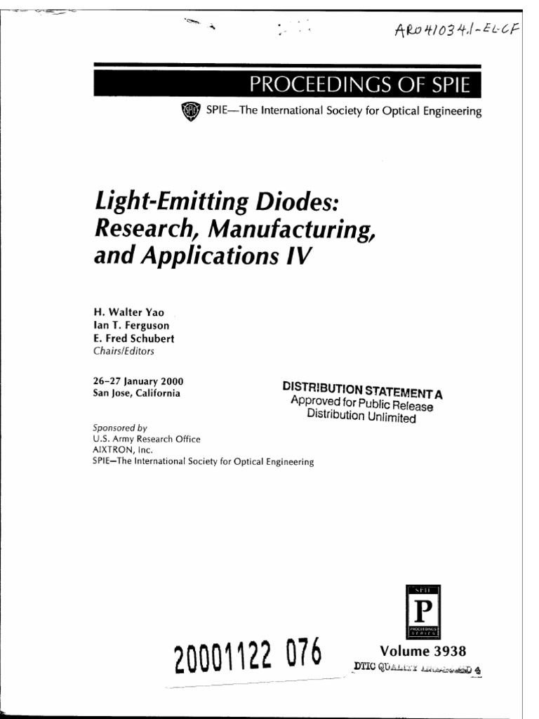 White-Light-Emitting Diodes For Illumination PDF | PDF | Light Emitting ...