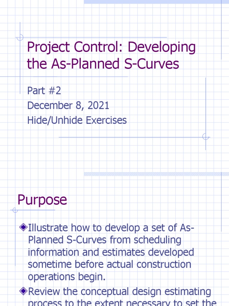 Part - 2 As Planned S Curves | PDF