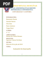 Procedimiento Evaluación Del Desempeño | PDF | Evaluación de desempeño | Evaluación