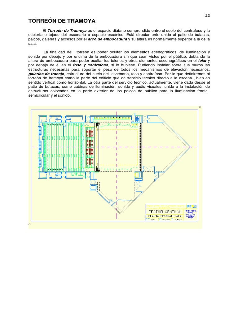 Altura y partes del escenario teatral | PDF | Teatro | Medios de arte