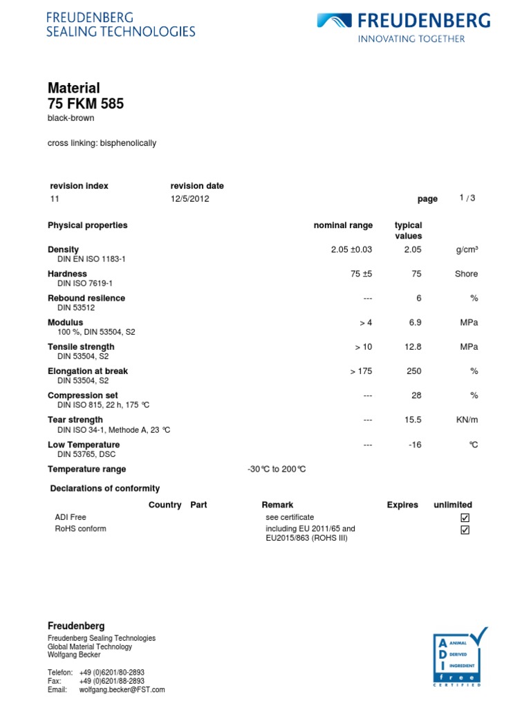 75 FKM 585 | PDF | Hardness | Physical Sciences