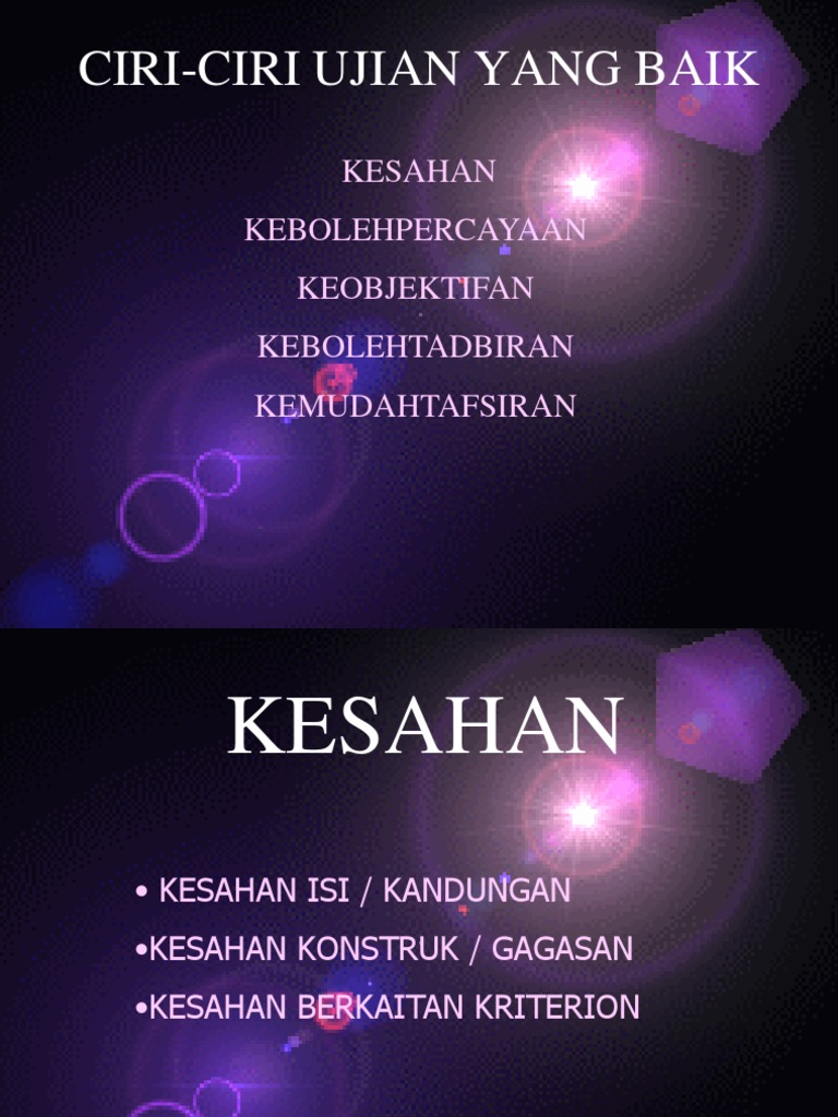 Kesahan Dan Kebolebpercayaan | PDF