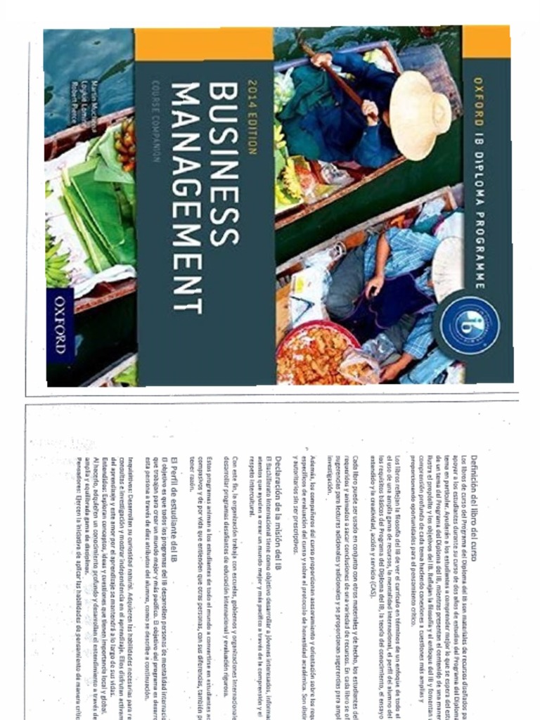 Business Management IB Español PDF | PDF