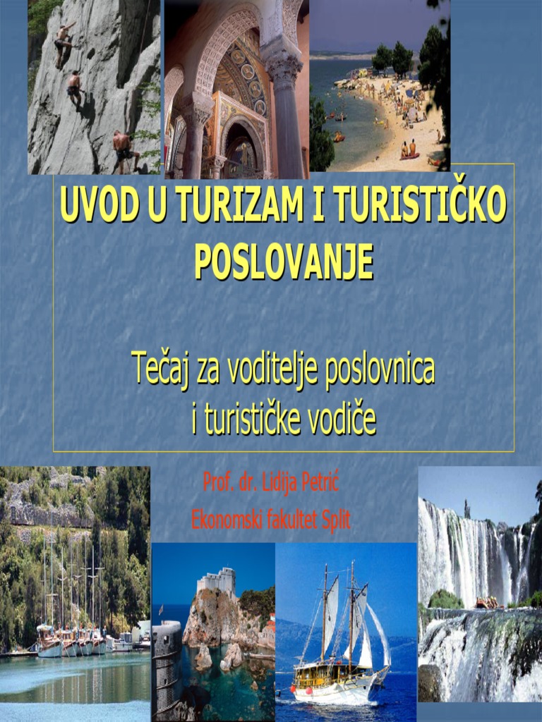 Uvod U Turizam I Turističko Poslovanje PDF | PDF