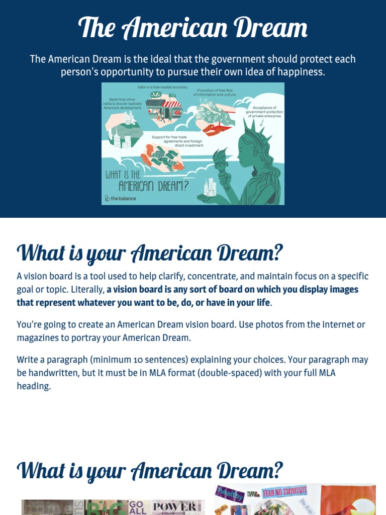 The American Dream Pdf