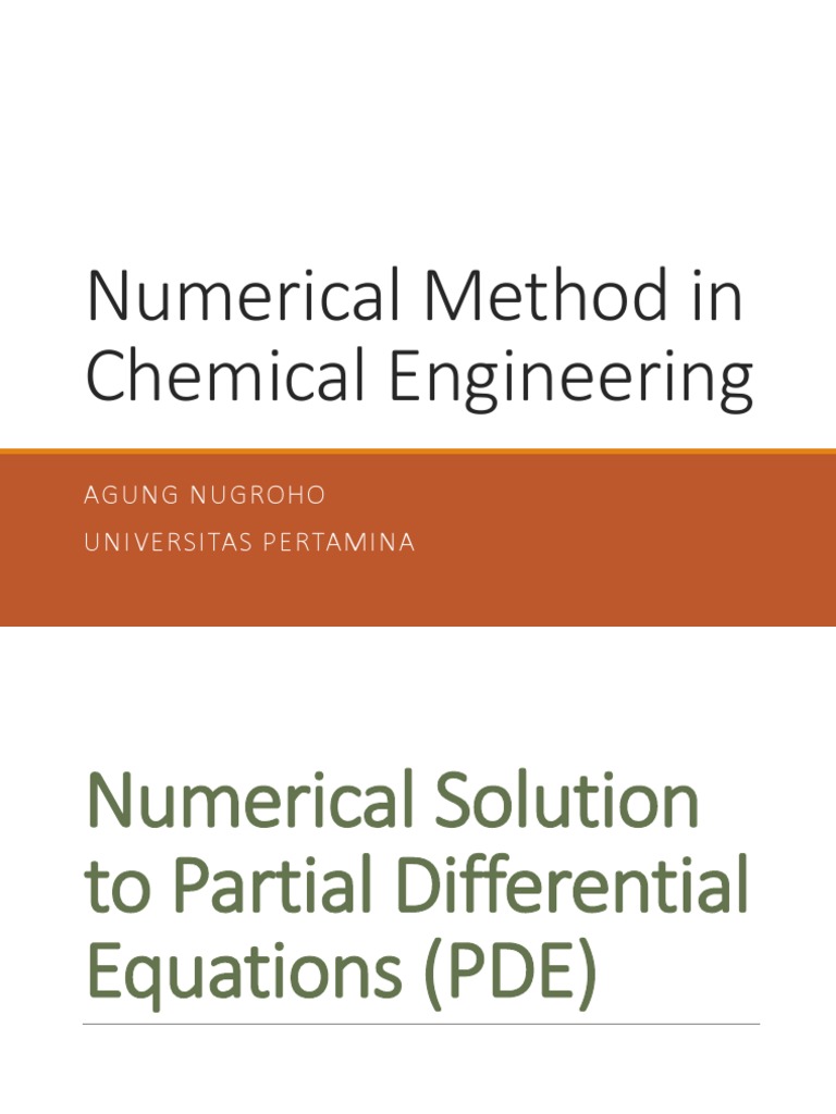 10 - 1 - Numerical PDE PDF | PDF | Partial Differential Equation ...