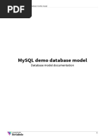 MySQL Demo Physical Data Model | PDF | Databases | Table (Database)