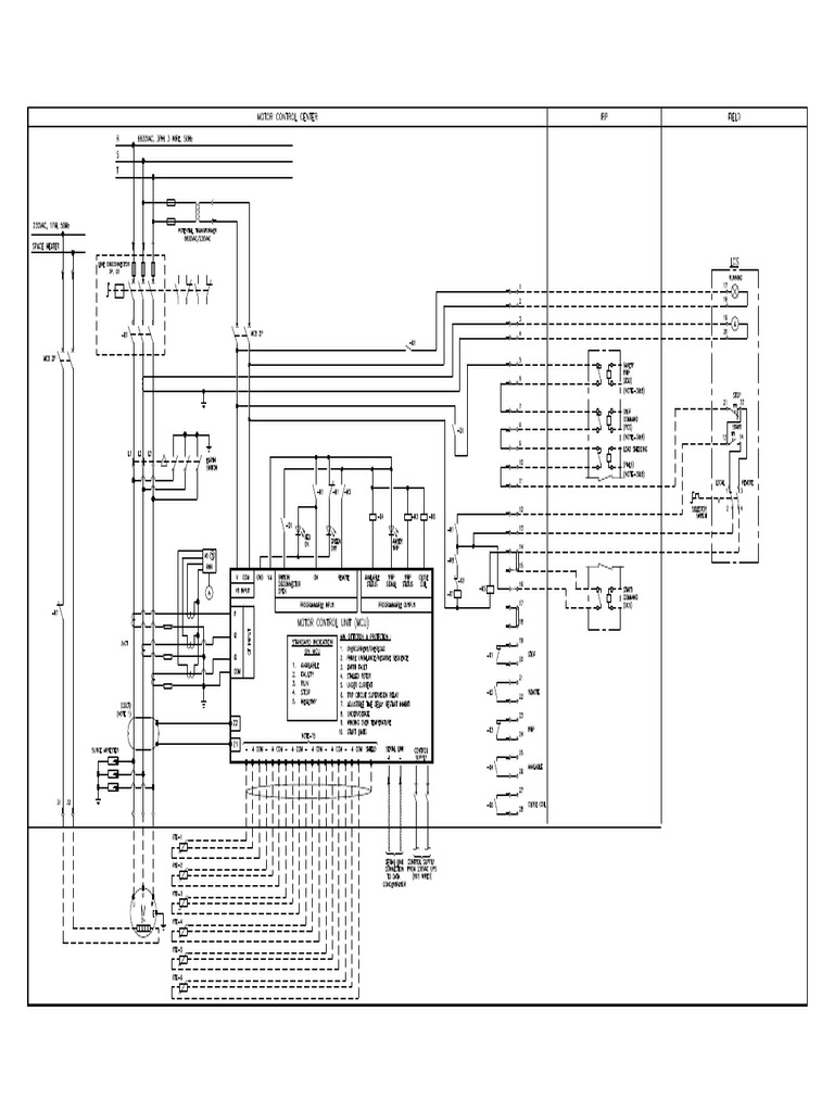MV Motor With LCS Schematic PDF | PDF