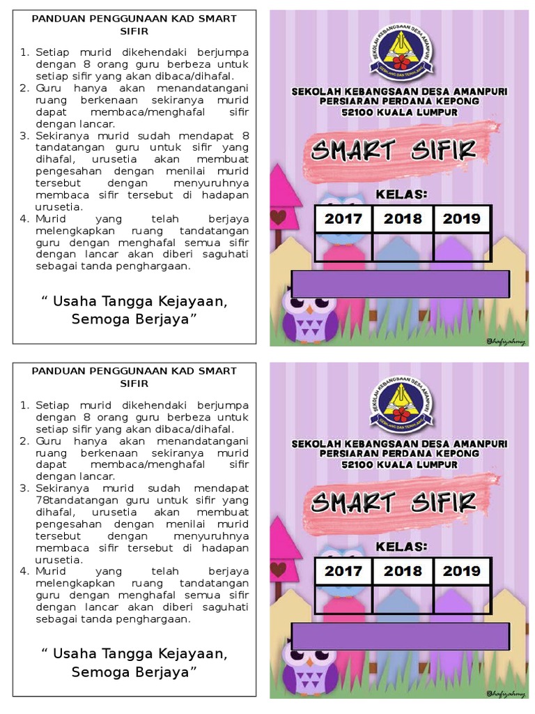 Cover Kad Bijak Sifir | PDF