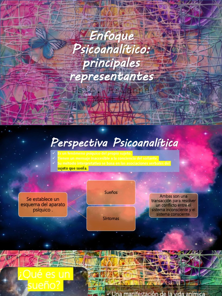 Enfoque Psicoanalítico. Principales representantes | Psicoanálisis ...