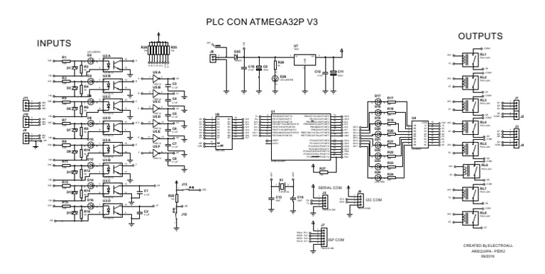 Esquematico PLC Con Arduino