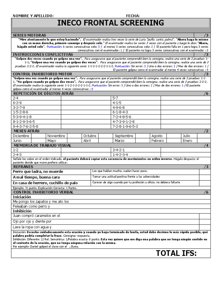 Ifs Protocolo Modificado | PDF
