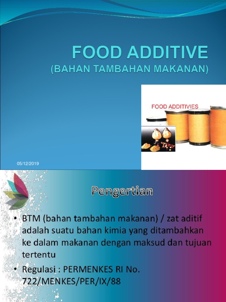 Panduan Bahan Tambahan Pangan Aman Pdf