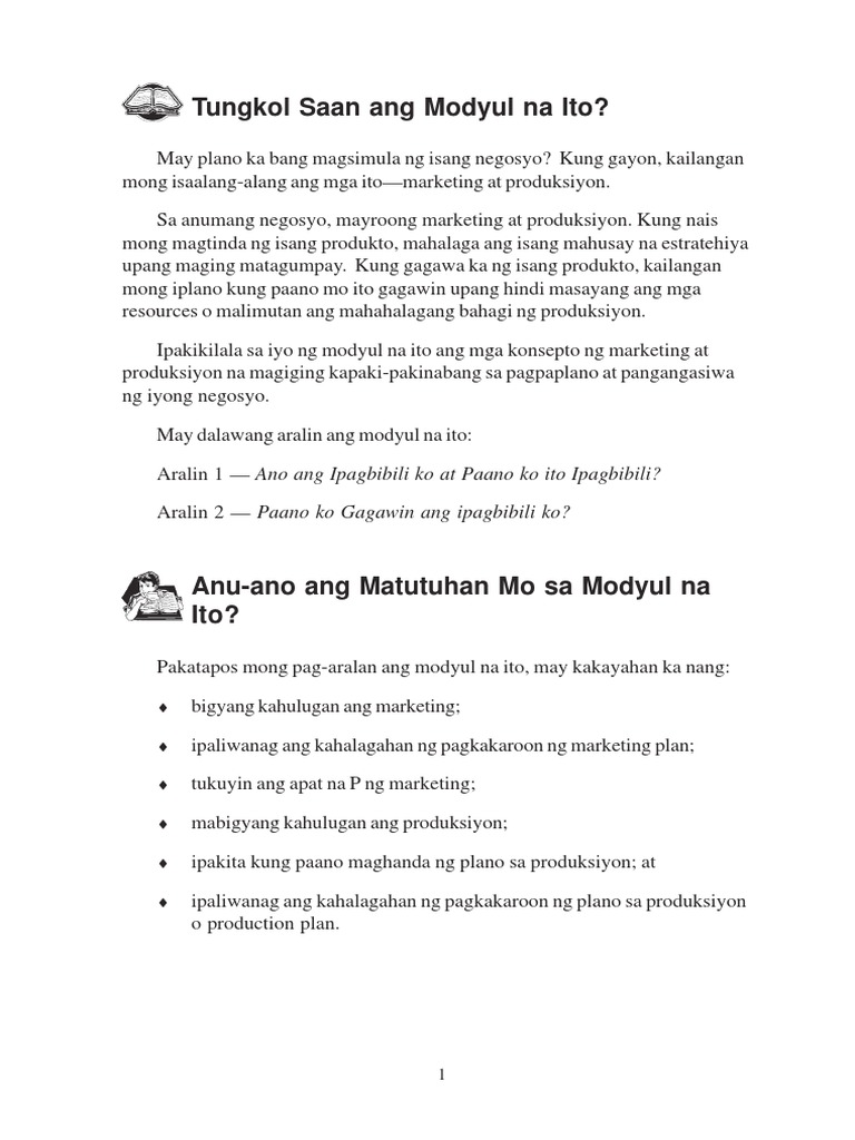 6.pagpaplano NG Iyong Negosyo (Ikalawang Bahagi) | PDF