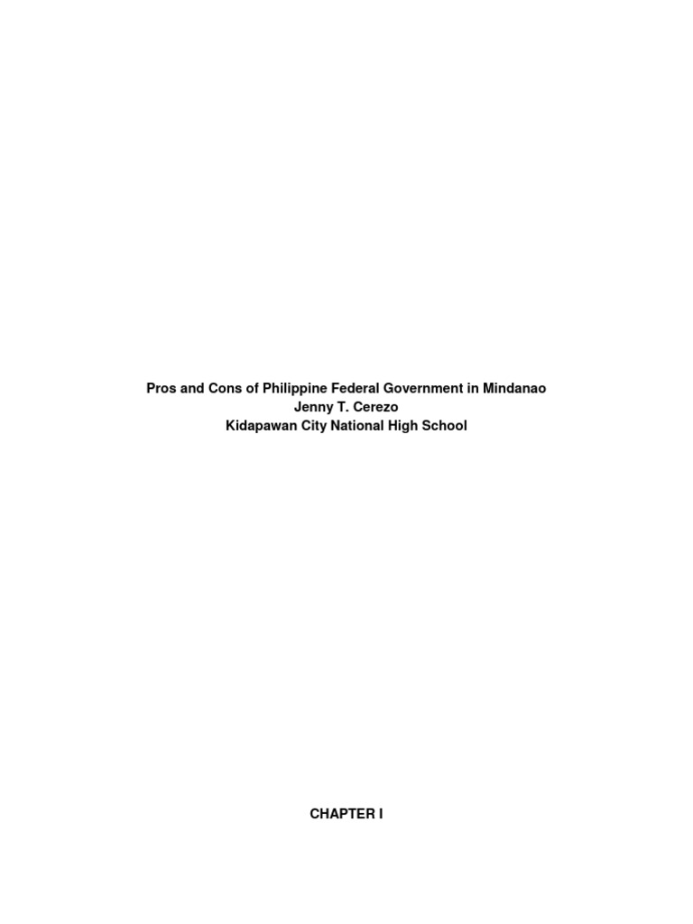 Title Defense Chapter 1 and 2 | PDF | Federalism | Federation
