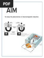 Physics Investigatory Project ELECTROMAGNETIC INDUCTION Class 12 | PDF ...