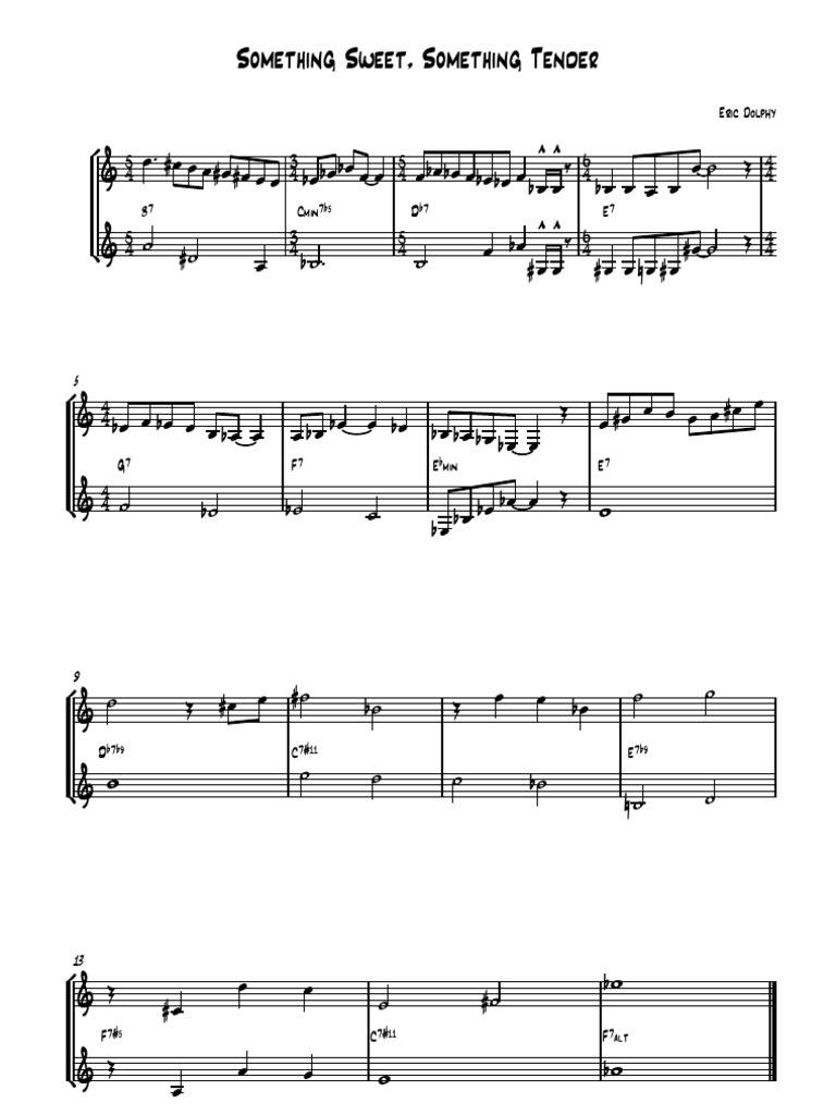 Something Sweet Something Tender | PDF