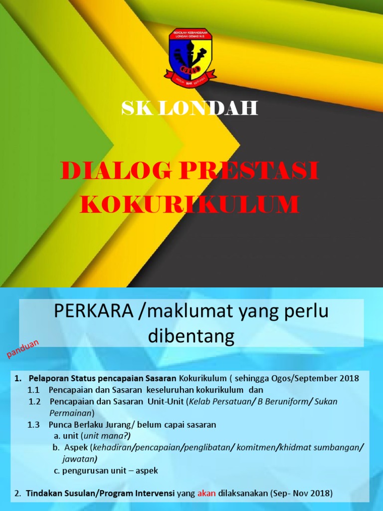 Bahan Slide Bengkel Kerja GPK Koko SR 2018 | PDF