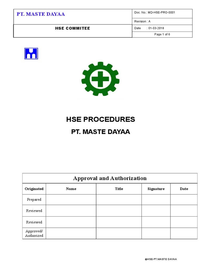 Prosedur Hse Commitee | PDF