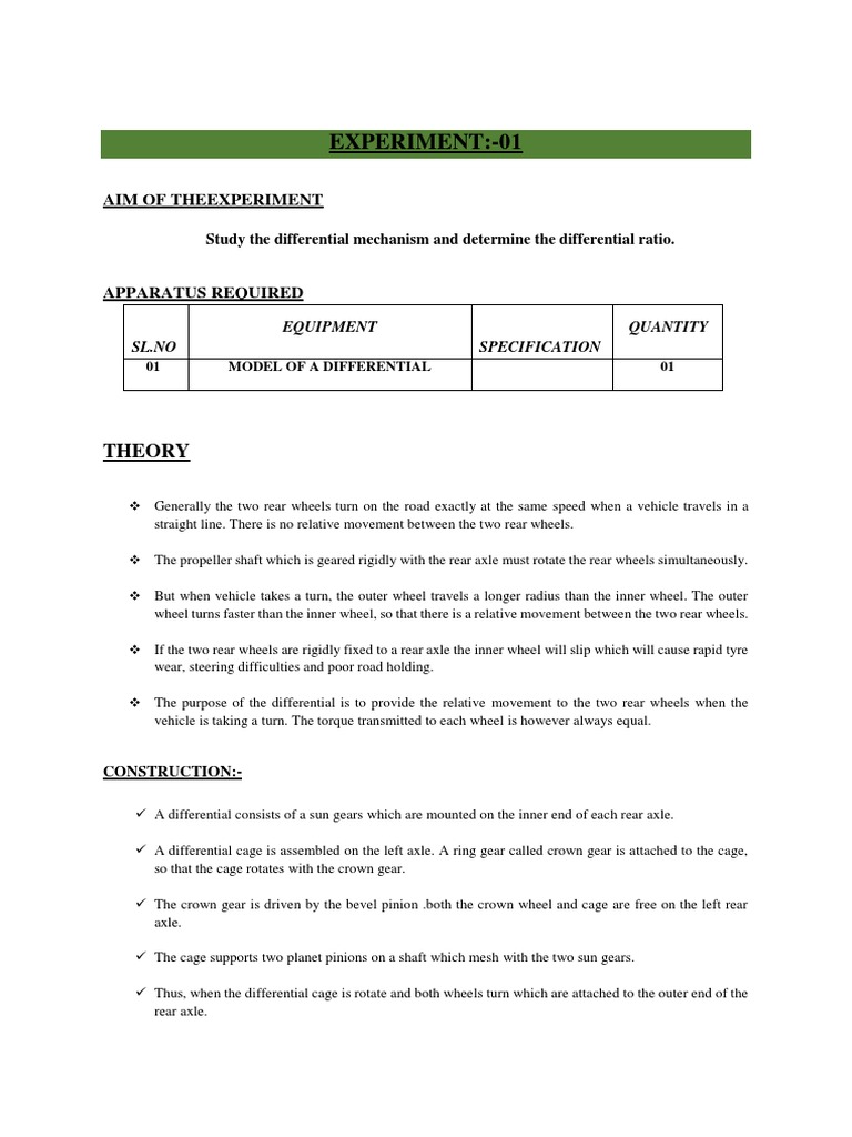 Lab Manual Automobile | PDF | Ignition System | Machines