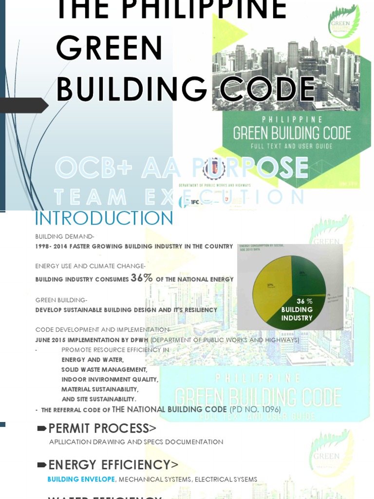 Philippine Green Building Code Overview | PDF | Green Building ...