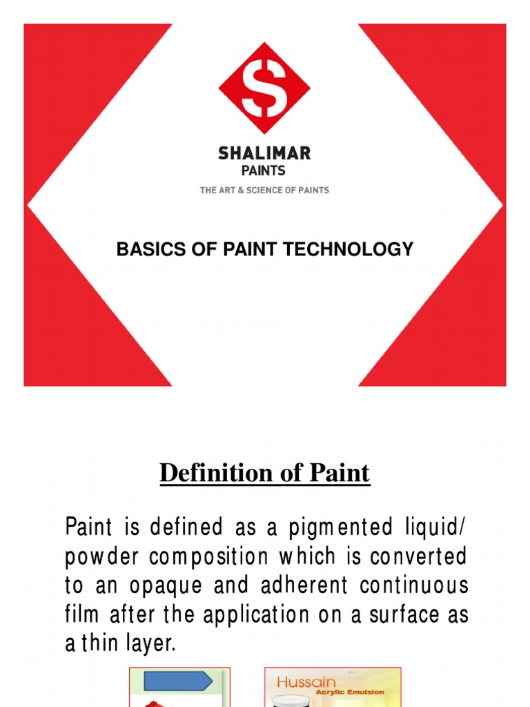 56 - Basics of Paint Technology PDF | PDF | Paint | Chemistry