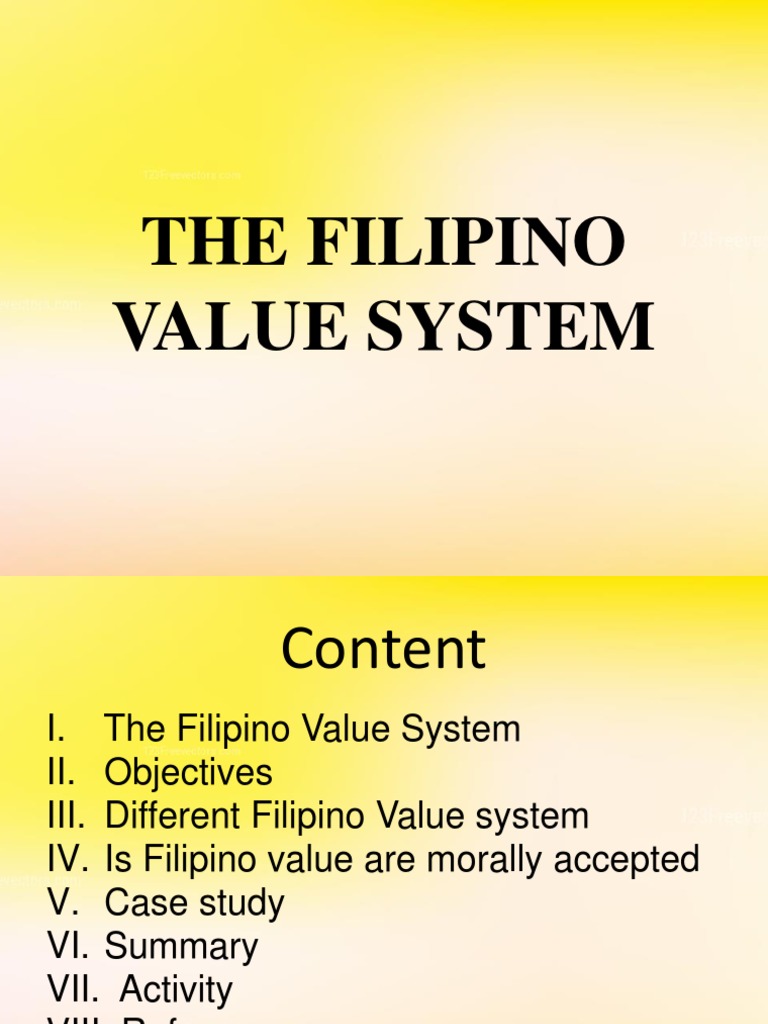 Filipino Value System | PDF | Value (Ethics) | Philosophical Theories