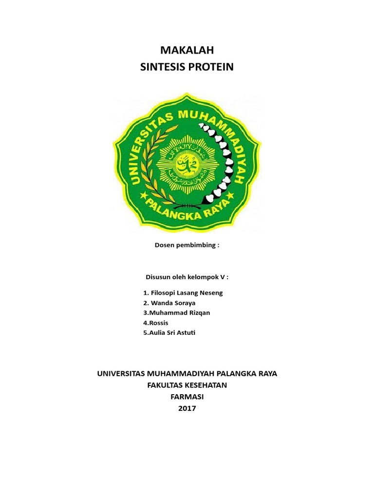 Contoh Sampul Makalah Yg Benar | PDF