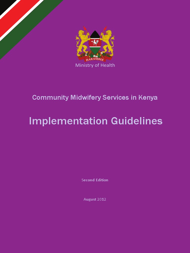 Community Midwifery Guidelines Kenya | PDF | Midwife | Maternal Death