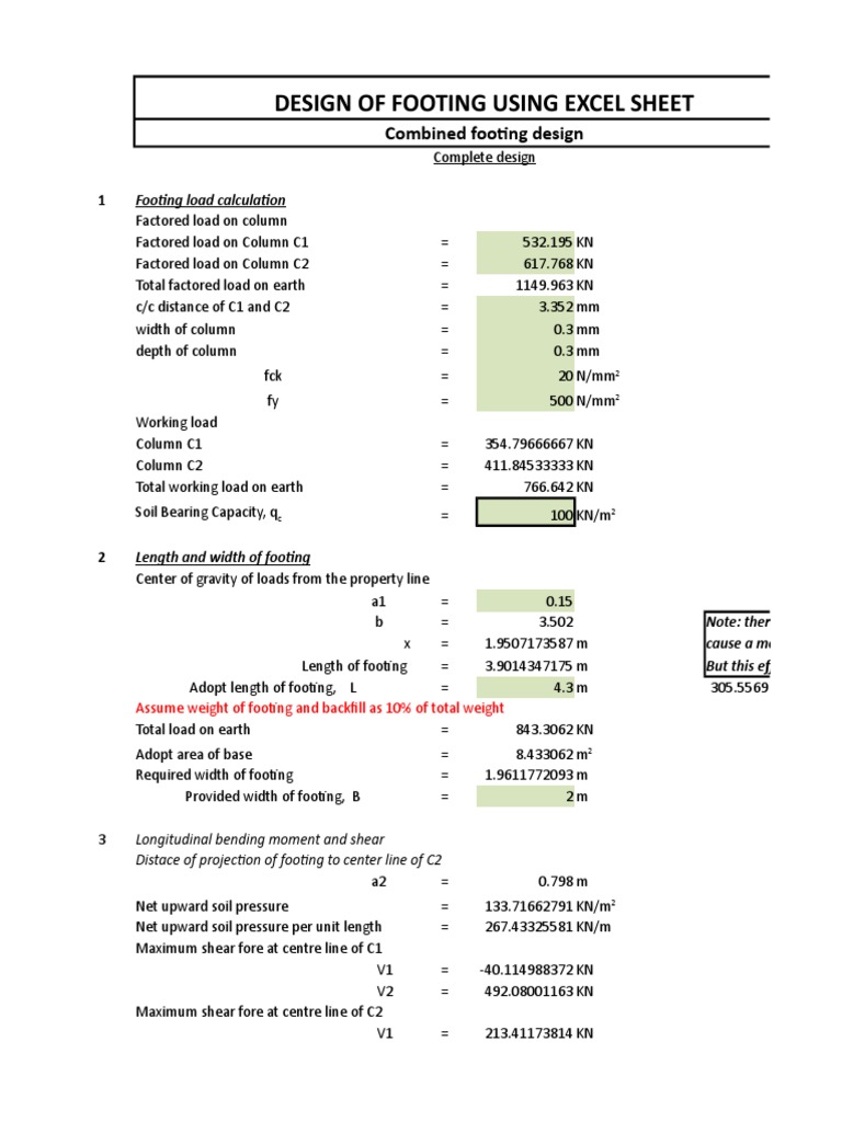 All Footing Design | PDF | Economic Sectors | Mechanics
