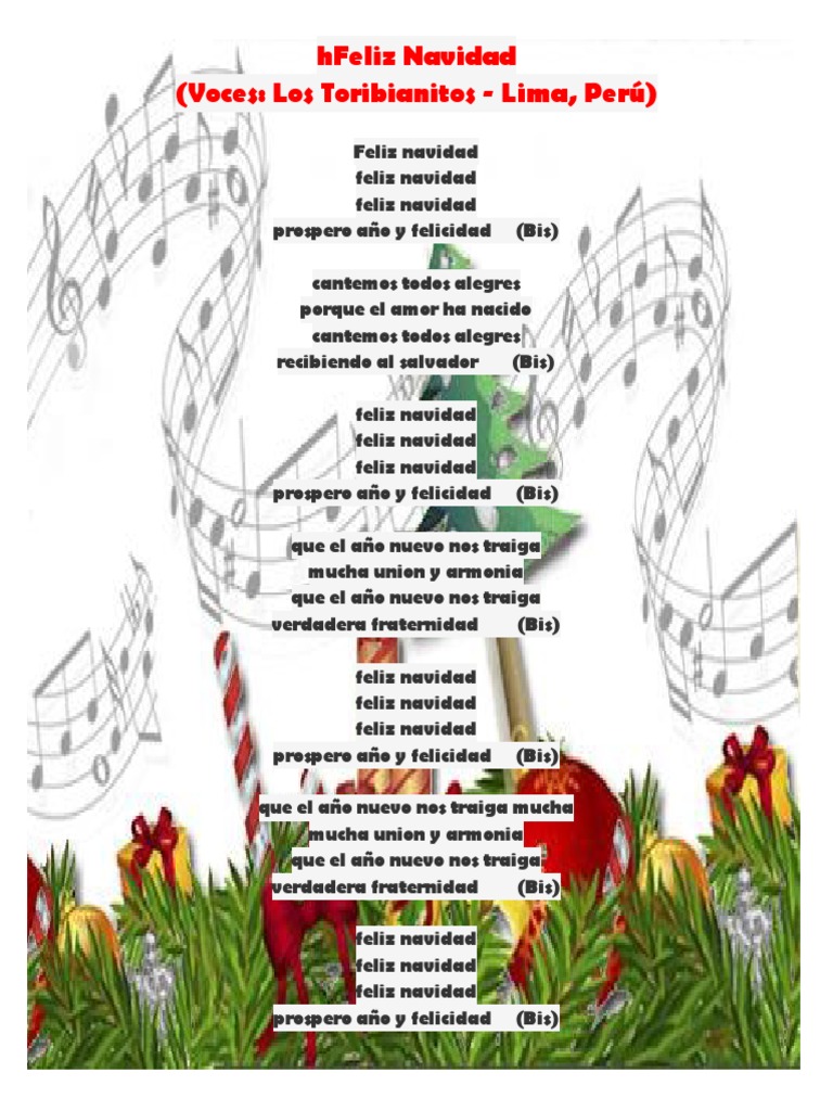 Feliz Navidad | PDF | Nochebuena | Navidad