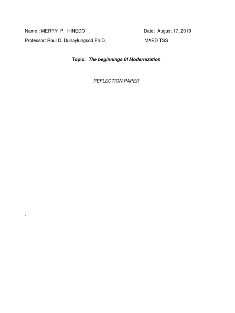 Reflection Paper History | PDF | Feudalism | Charlemagne