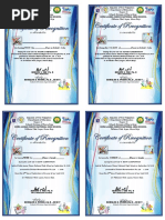 Sample School Presscon Certificate | PDF | News Media | Philippines