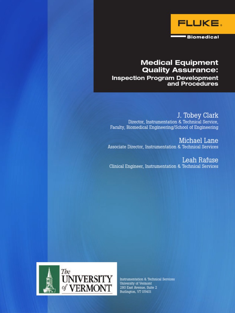 Fluke Documentation | PDF | Medical Device | Risk Management