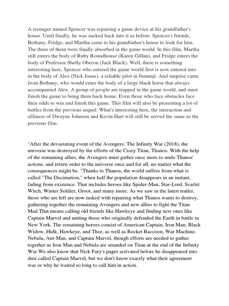 Sinopsis | PDF | Marvel Entertainment | Marvel Comics