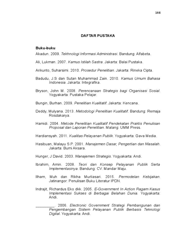 Daftar Pustaka - Arf | PDF