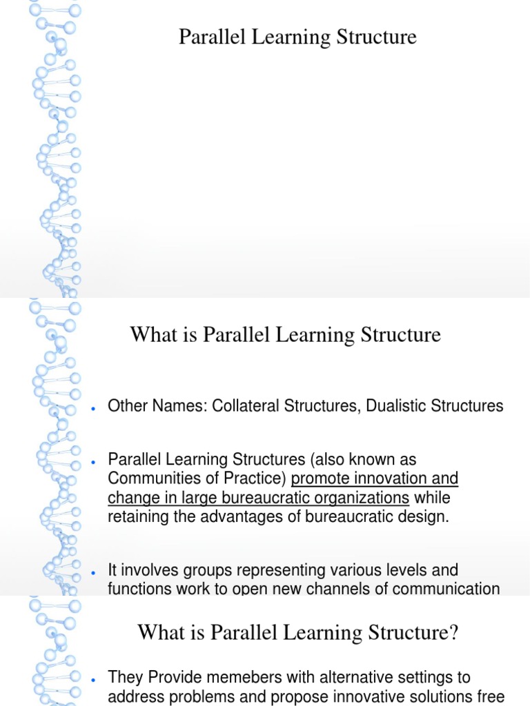 Parallel Learning Structure | PDF